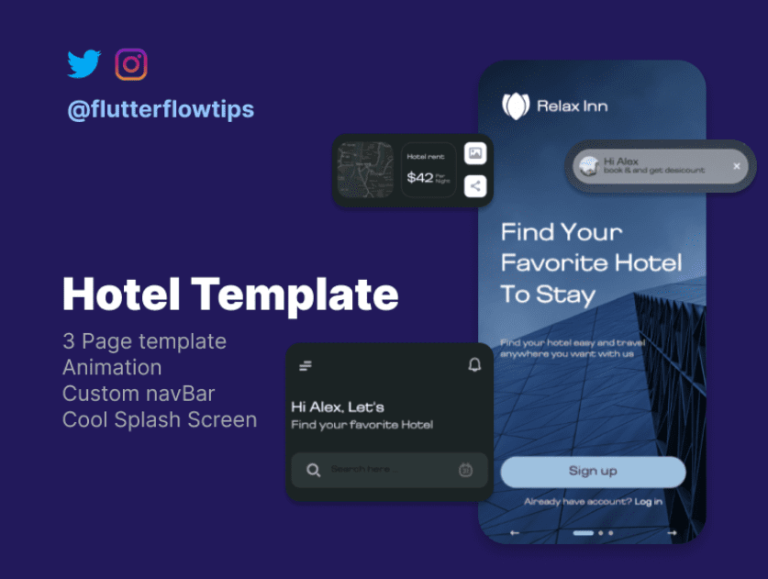 FlutterFlow Templates: 10 Free + Paid Templates